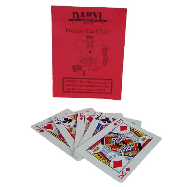 Princess Card Trick by Daryl -Front Cover and Cards